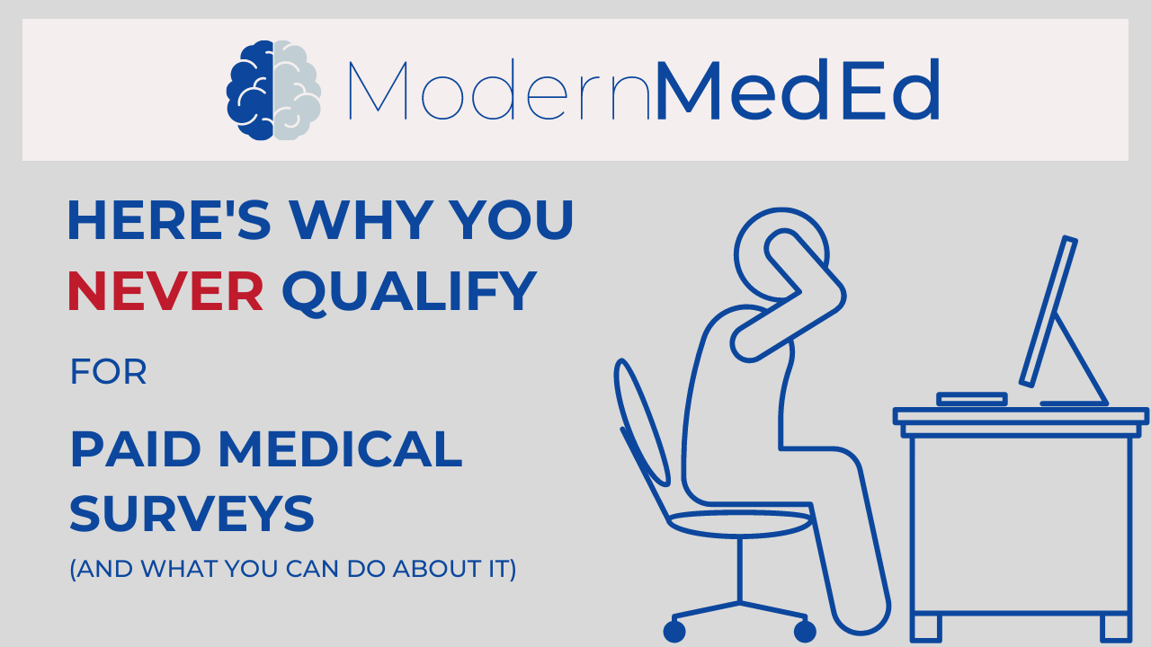 5 Reasons You Never Qualify for Paid Medical Market Research Surveys ...